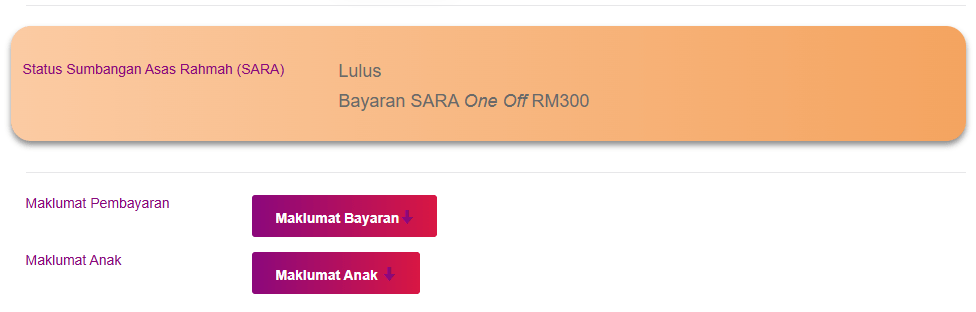 TARIKH DAPAT SARA ONE OFF RM 300, 9 DISEMBER 2024 - STR LOGIN 2025